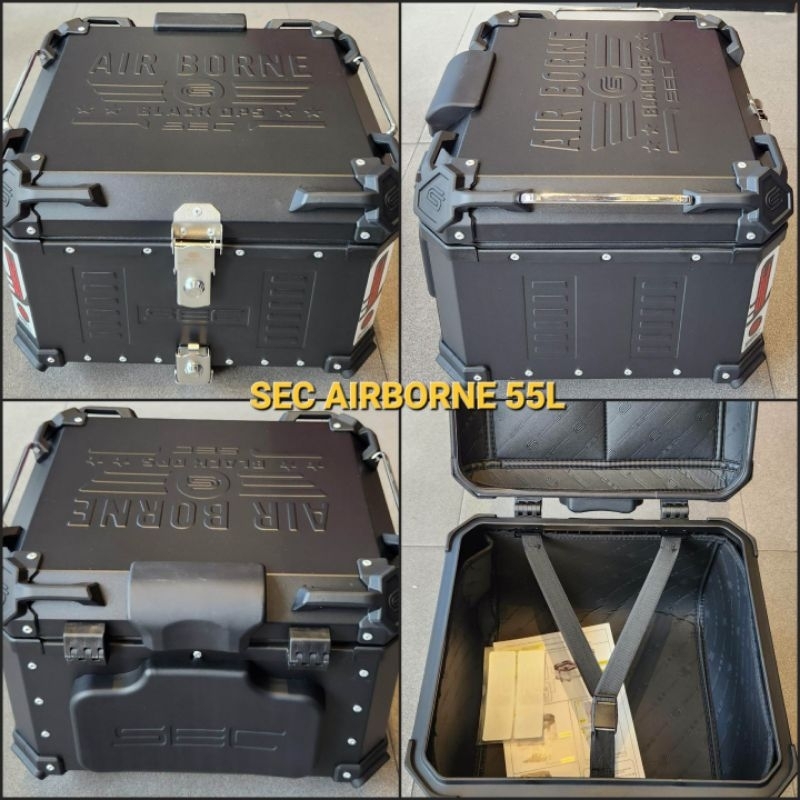 SEC 55L and 45L ALLOY TOPBOX ( with backrest ) | Shopee Philippines