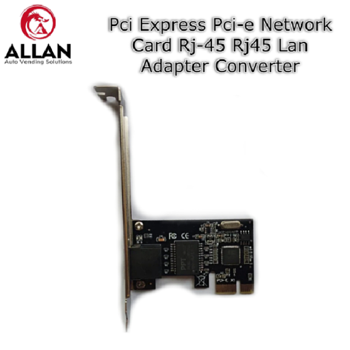 Allan Ethernet Pci Express Pci-e Network Card Rj-45 Rj45 Lan Adapter ...