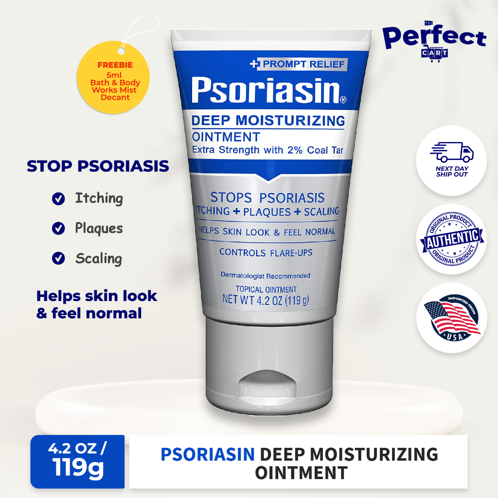 Psoriasin Deep Moisturizing Ointment 2% Coal Tar Stops Psoriasis ...