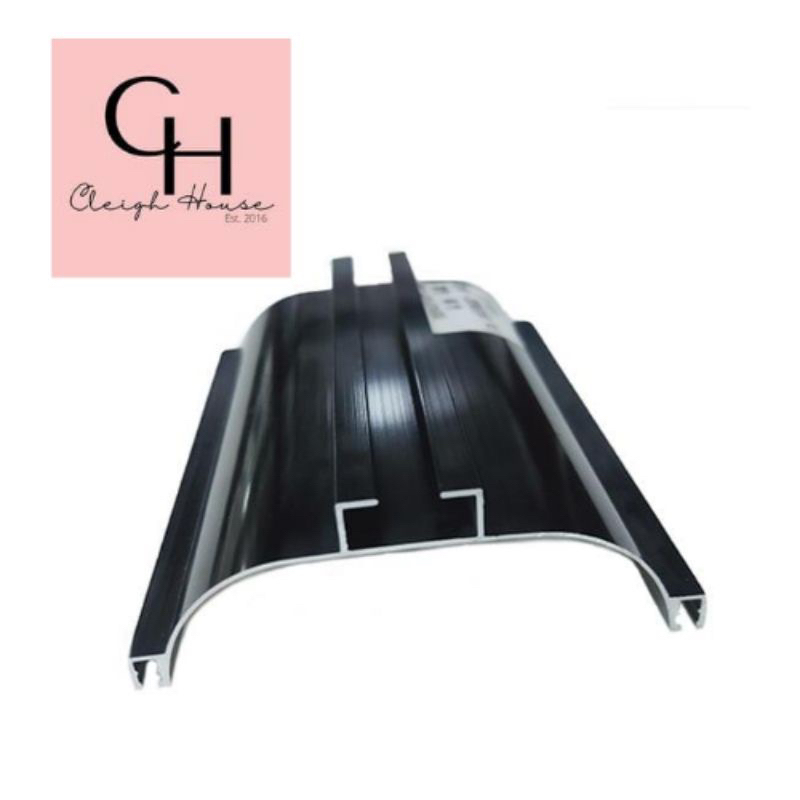 aluminum cabinet hidden Grab handle C J L type black 1.5mts long ...