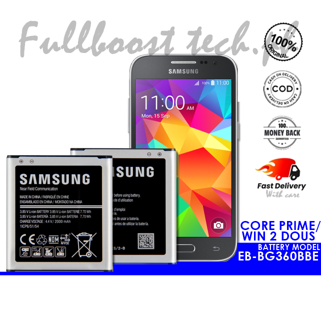 Original Samsung Galaxy Core Prime Battery G360 G361 G360F G361F ...