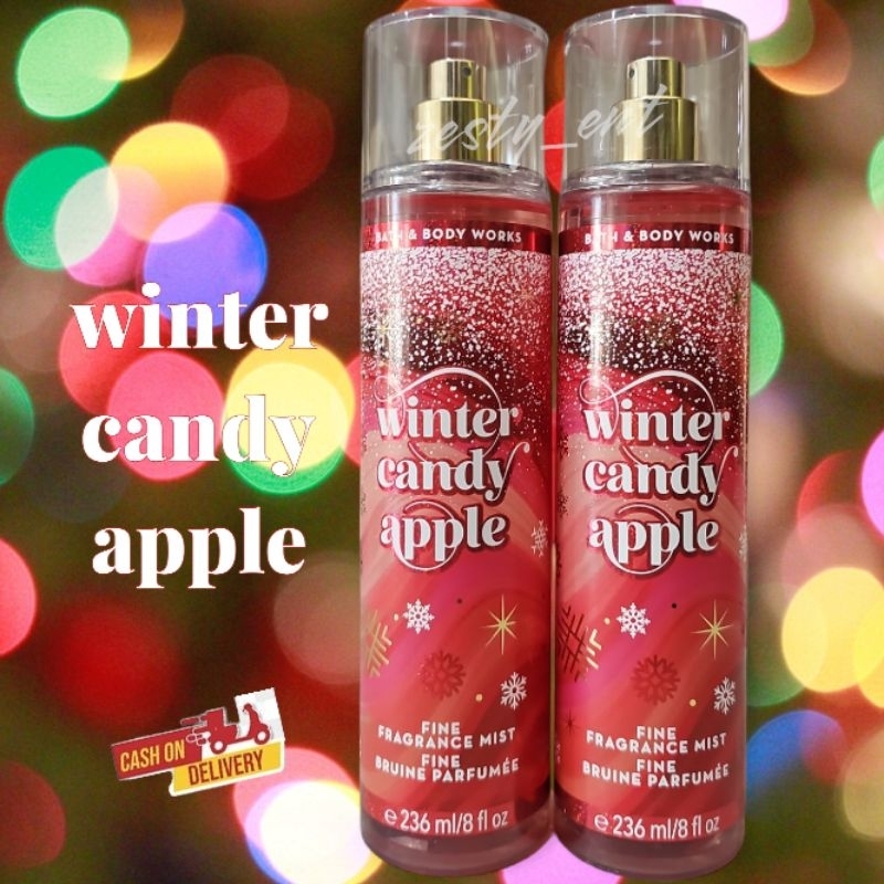 Bath And Body Works Winter Candy Apple Fine Fragrance Body Mist Shopee