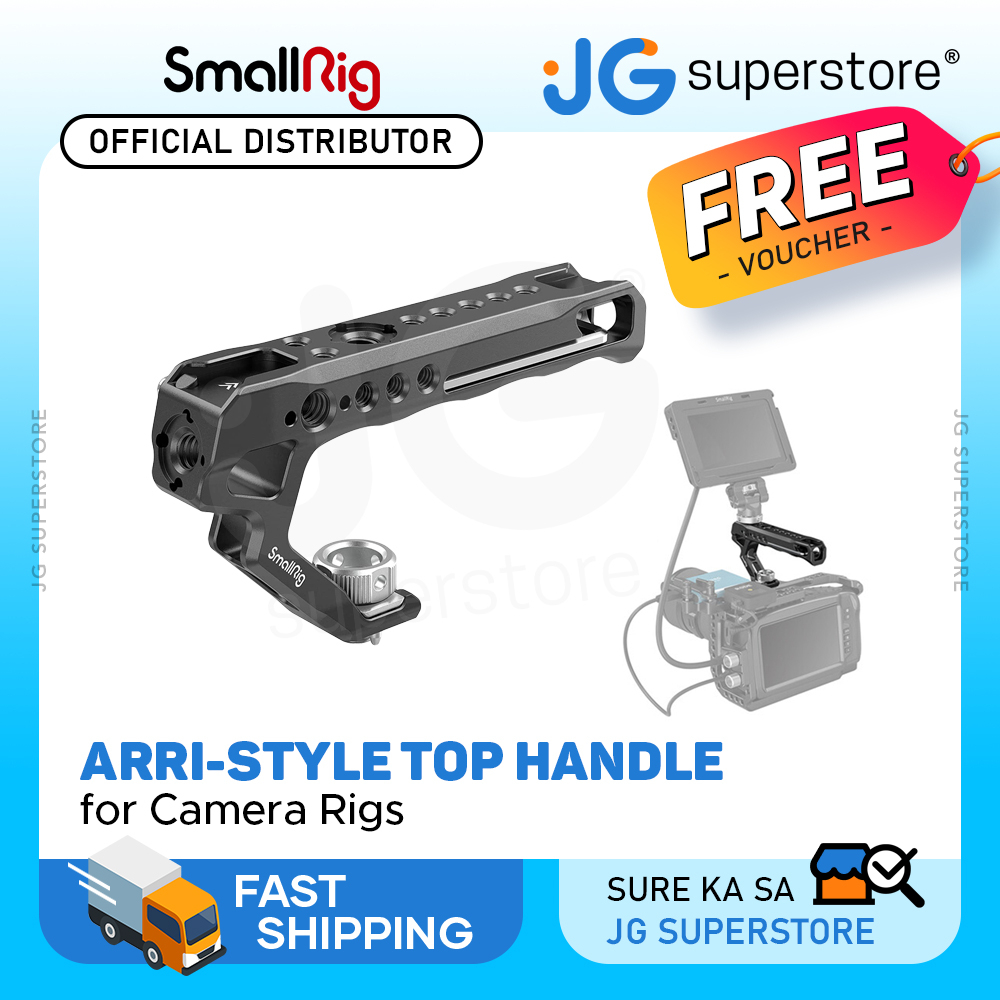 SmallRig Ergonomic Universal Top Handle w/ ARRI Style Anti-Twist Screw ...