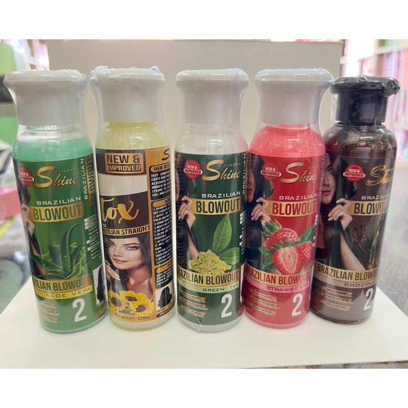 GOLDENSHINE Brazilian blowout #2 only 120ml | Shopee Philippines