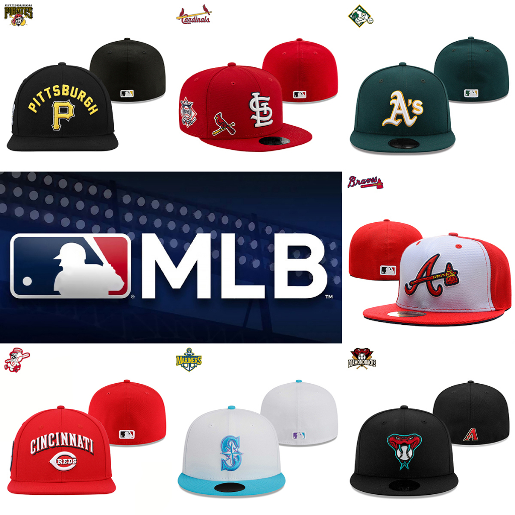 MLB Fashion brand High Quality Close Cap Baseball Cap #C-M2 | Shopee ...