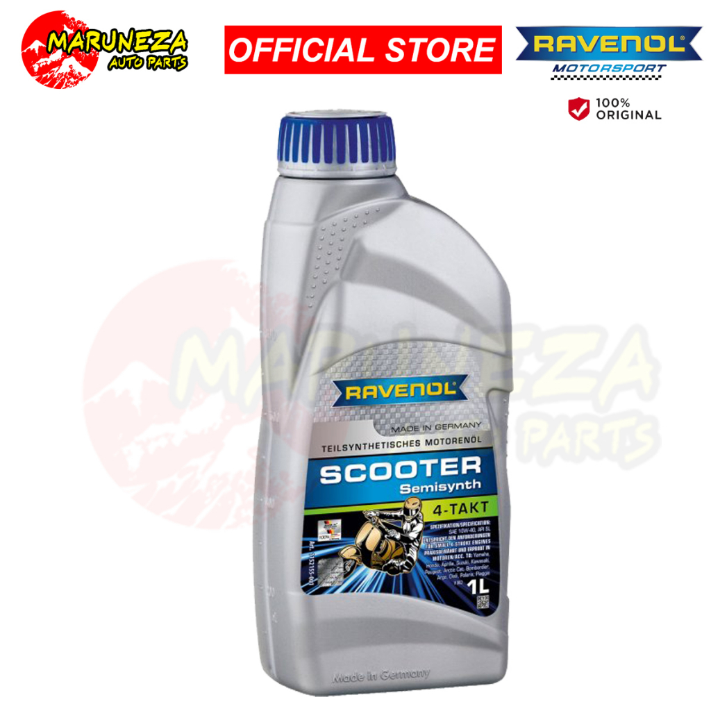 Ravenol Scooter 10W-40 4-Stroke Semi Synthetic 1L | Shopee Philippines