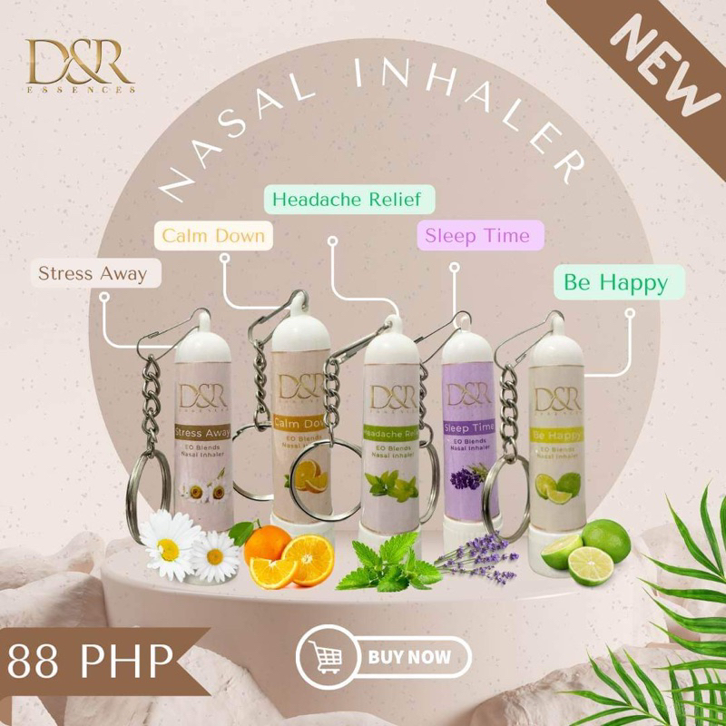 Nasal Inhaler - EO Blends (with chain) | Shopee Philippines
