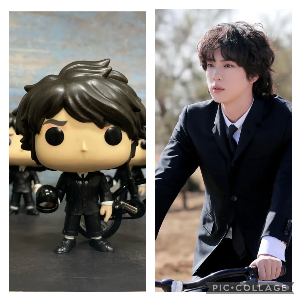 BTS Jin Astronaut with Bike (Created by ODA exclusive custom Pops) | Shopee Philippines
