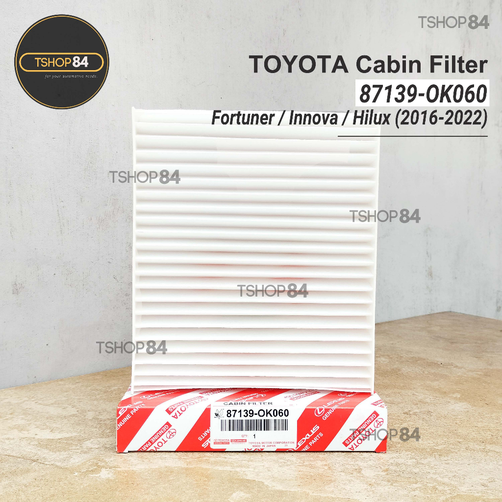 Cabin Filter TOYOTA Innova Fortuner Hilux Cabin Filter 87139-0K060 ...