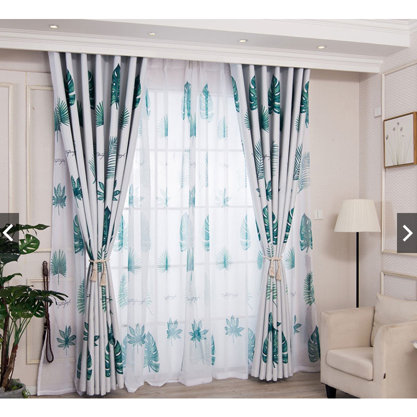 Window Curtain Kurtina 130*180CM Unique Modern Design Home Décor Blinds ...