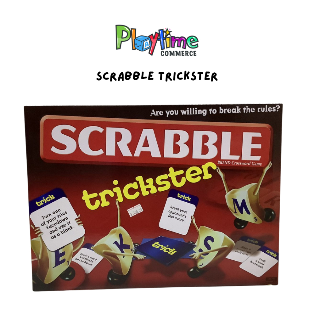 Scrabble Trickster Word Game Elevated Wording Puzzle Board Games ...