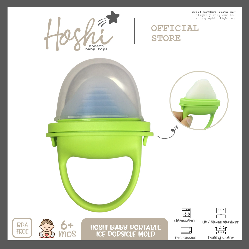 Hoshi Baby Portable Popsicle Mold for Breastmilk, Fruit Juice, Water ...