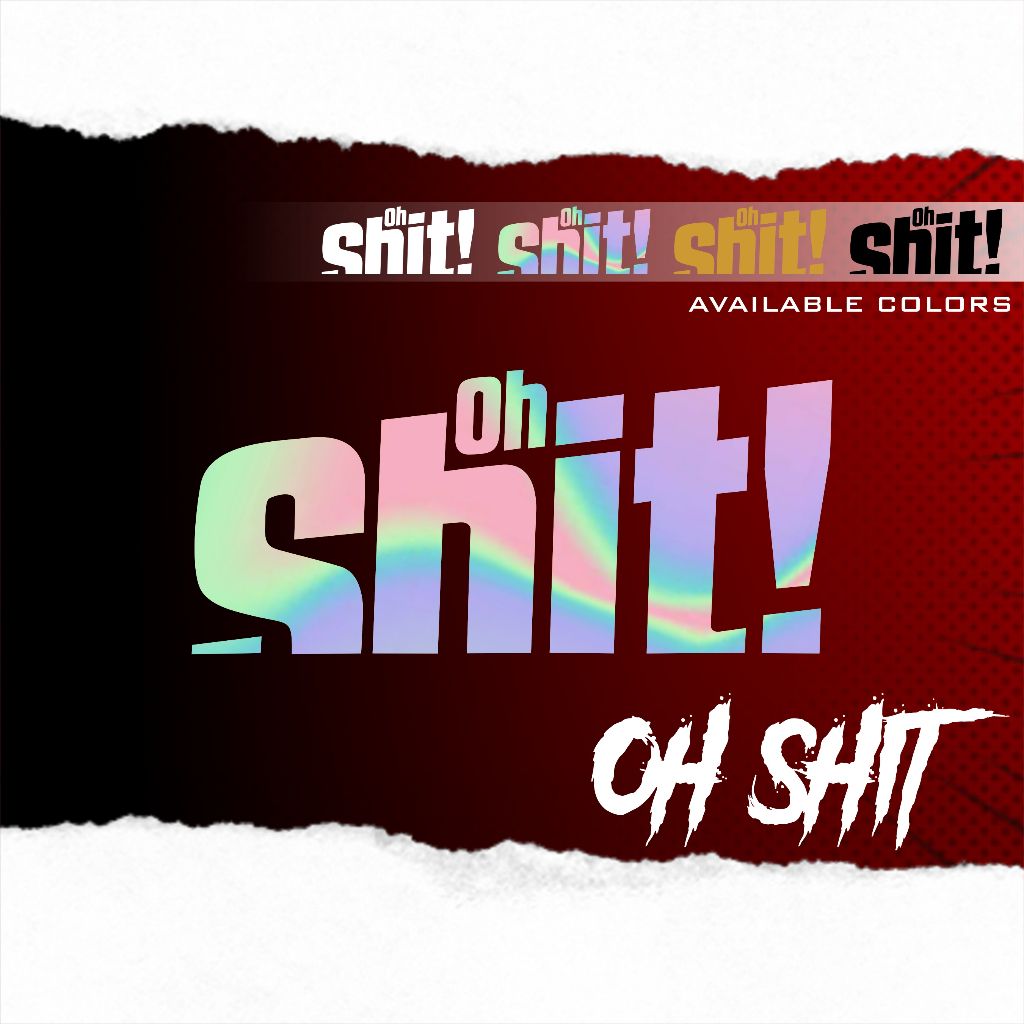 OH SHT decal cutout sticker for car/motorcycle and helmet | Shopee ...