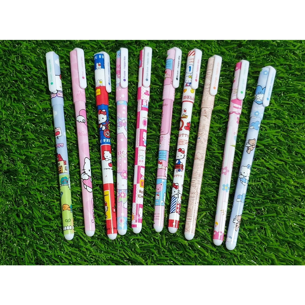 BT21 BTS UNICORN HELLO KITTY COLORED GEL PENS KPOP | Shopee Philippines