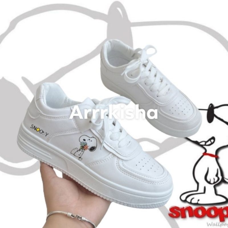 snoopy character canvas sneakers for women | Shopee Philippines