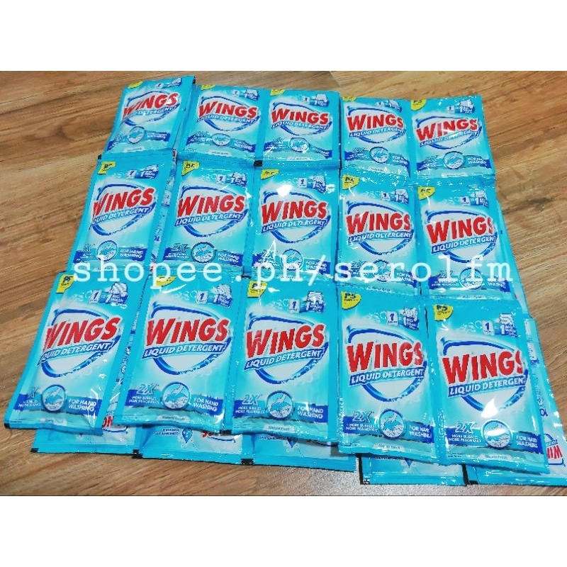 WINGS LIQUID DETERGENT 36PCS/SET NEW 50ML BUY 5 GET 1 FREE | Shopee ...