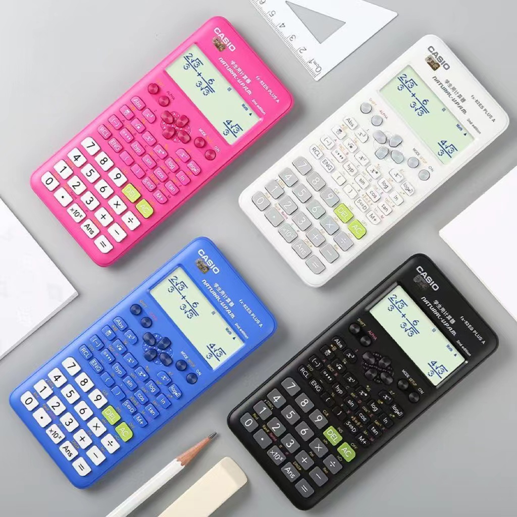 Casio FX-82ES PLUS Calculator for High School Exam Statistical Science ...