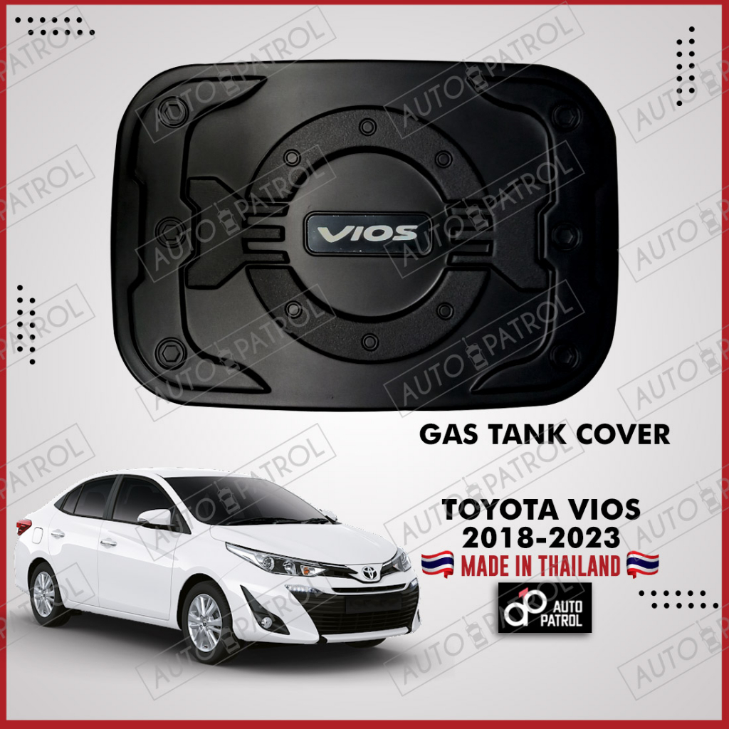 Toyota Vios 2018-2023 Gas Tank Garnish Matte Black | Shopee Philippines