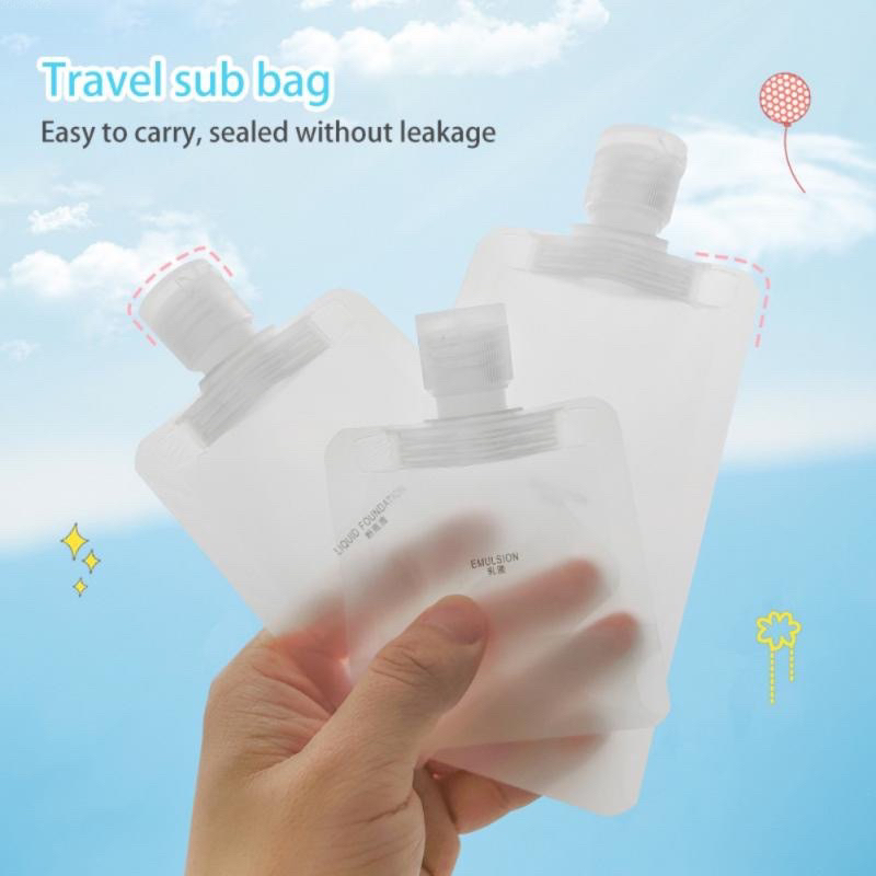 Samarah 30ml/50ml/100ml Travel Bag Fluid Makeup Pouch Toiletry Lotion ...