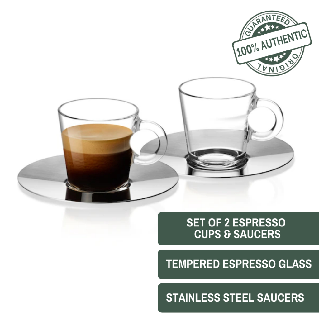 NESPRESSO View Espresso Cups & Saucers (set of 2) | Shopee Philippines