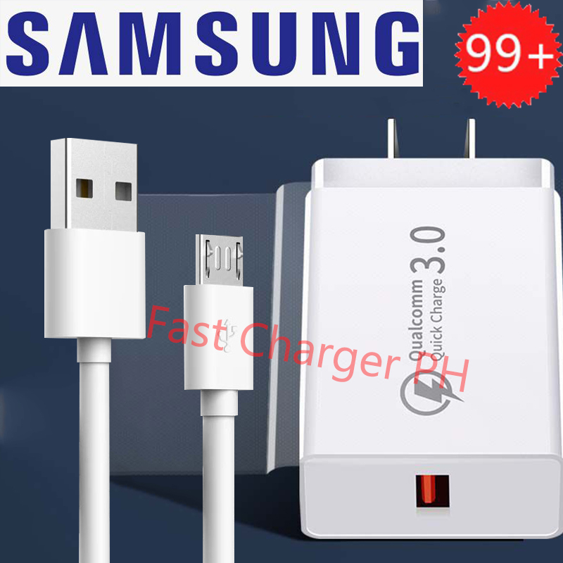 100% Original Samsung Cherger Micro Usb 2IN 1 Adapter Set For Android ...