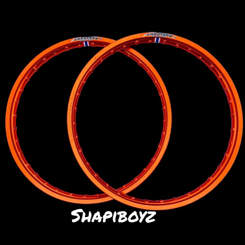 CHANTARA Thailand racing rim thai flag set made in thailand (pair na ...