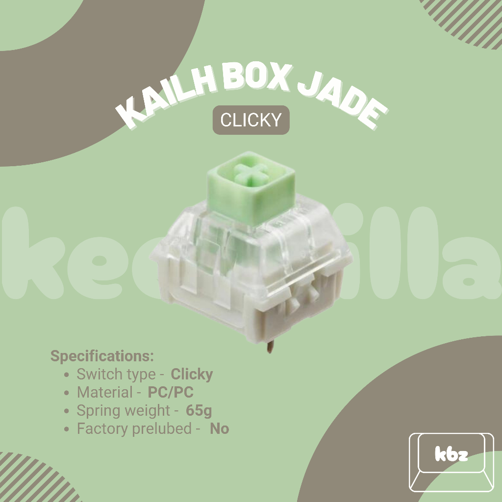 Kailh Box Jade Clicky Switch Mechanical Keyboard Switch SMD LED 3 pin ...