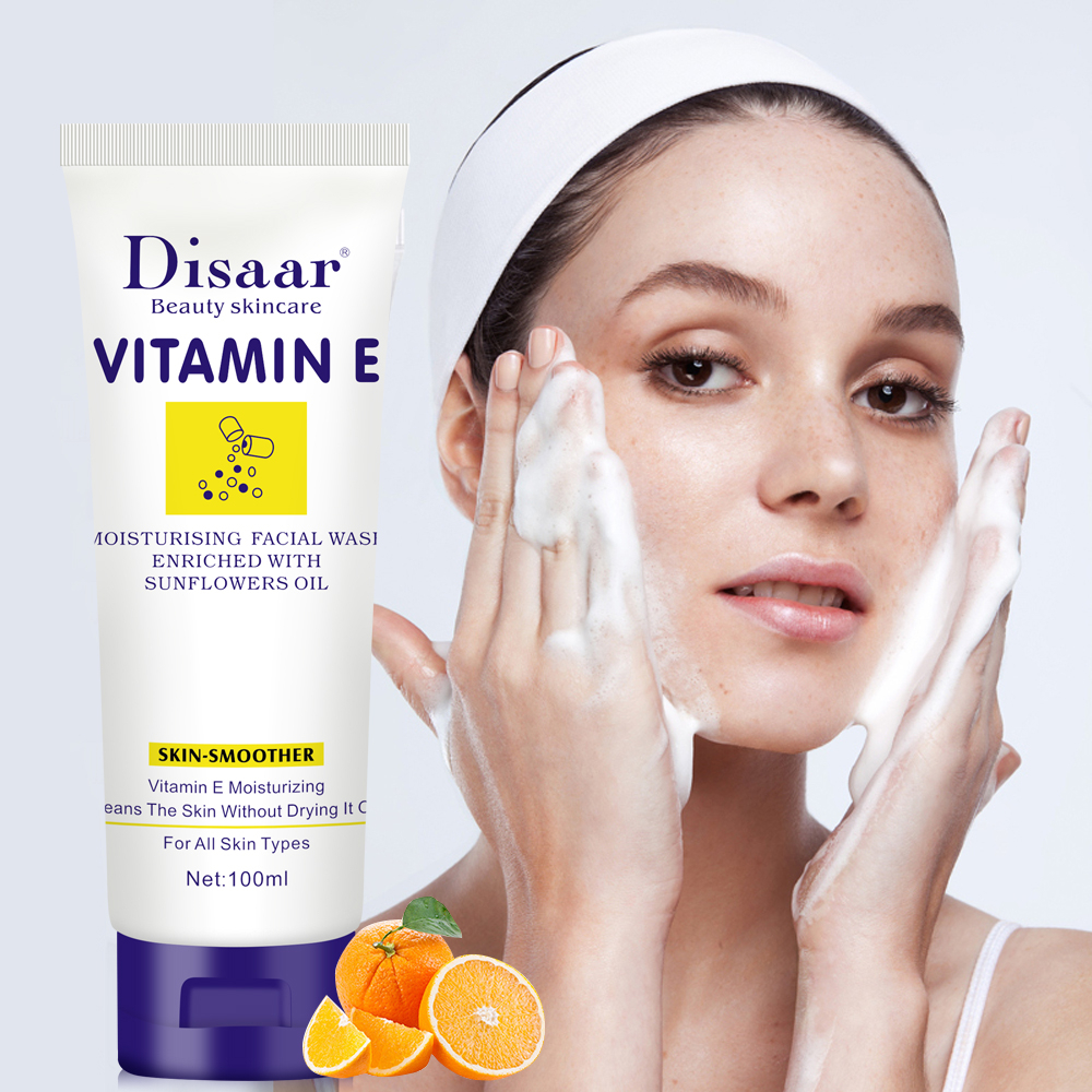 【BUY 1 GET 1 FREE】Disaar Facial Wash Vitamin E Moisturizing Whitening ...