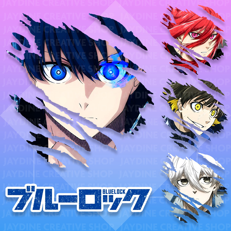 Jaydine Creative : Blue lock - Anime (Scratch Design Sticker ...