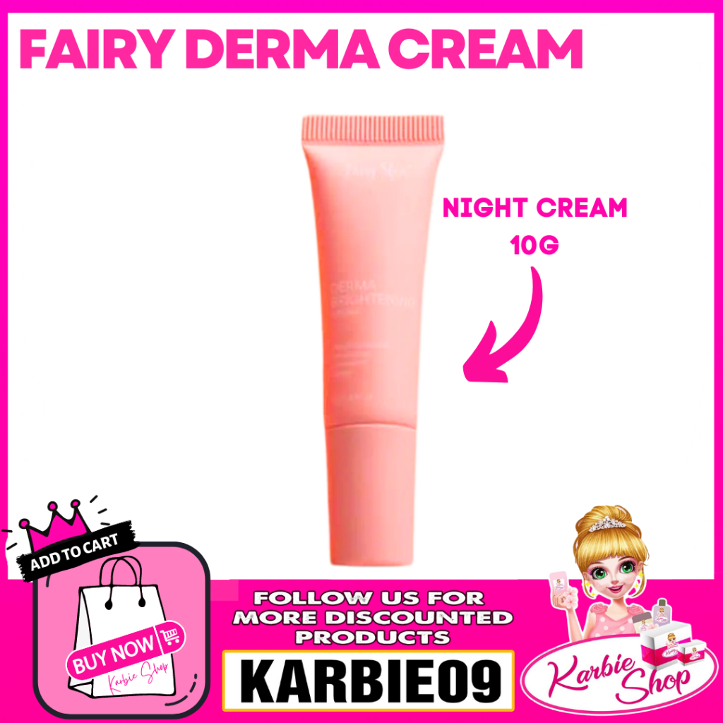 Orig FAIRY DERMA BRIGHTENING CREAM new packaging 10G | Shopee Philippines