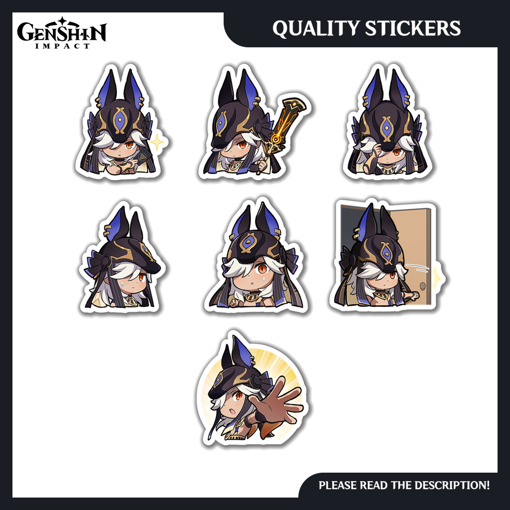 Cyno - Genshin Impact Emoji Stickers | Shopee Philippines