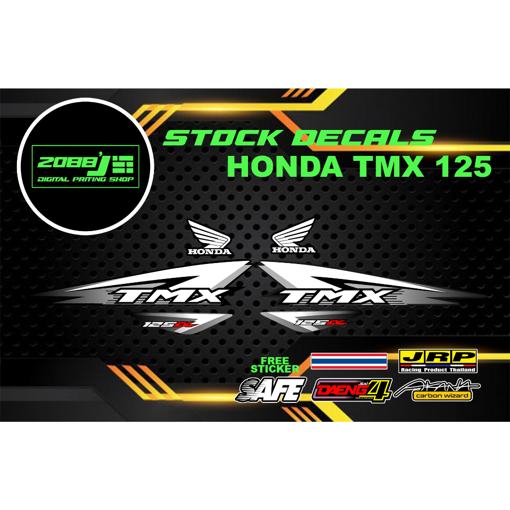 TMX 125 CX ALPHA STOCK DECAL | Shopee Philippines