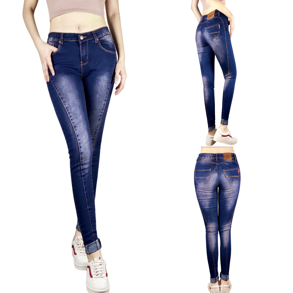 BEEPOP Jeans Sexy Vintage Wash Stretchable Denim Jeans Stretchable ...