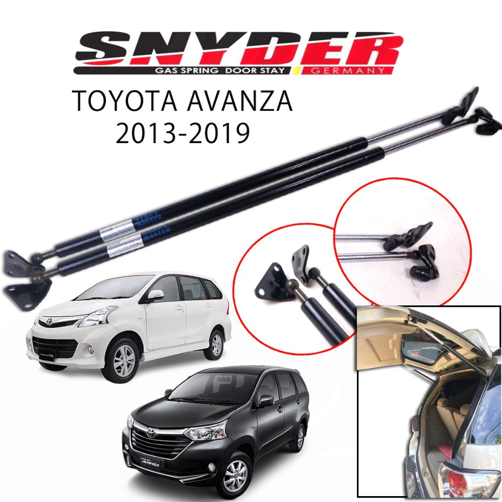 TOYOTA AVANZA 2013-2019 Gas Spring Door Stay Damper Struts Trunk Open ...