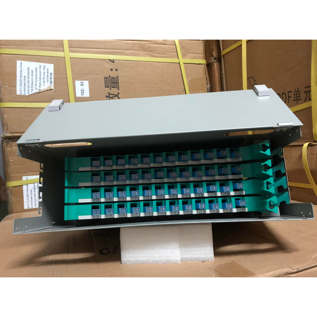 48 Ports ODF Distribution Frame with SC/UPC Connector Rack Mount Type ...