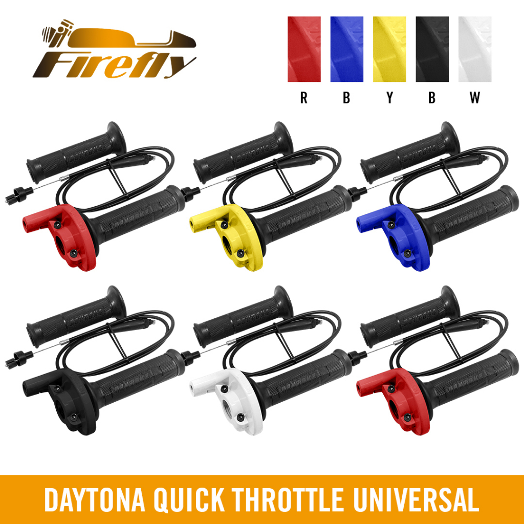 Firefly Motorcycle Quick Throttle With Cable & Handle Grip Universal ...