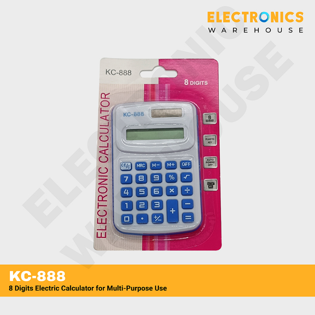 New Version KC-888, 8 Digits Electric Calculator for Multi-Purpose Use ...