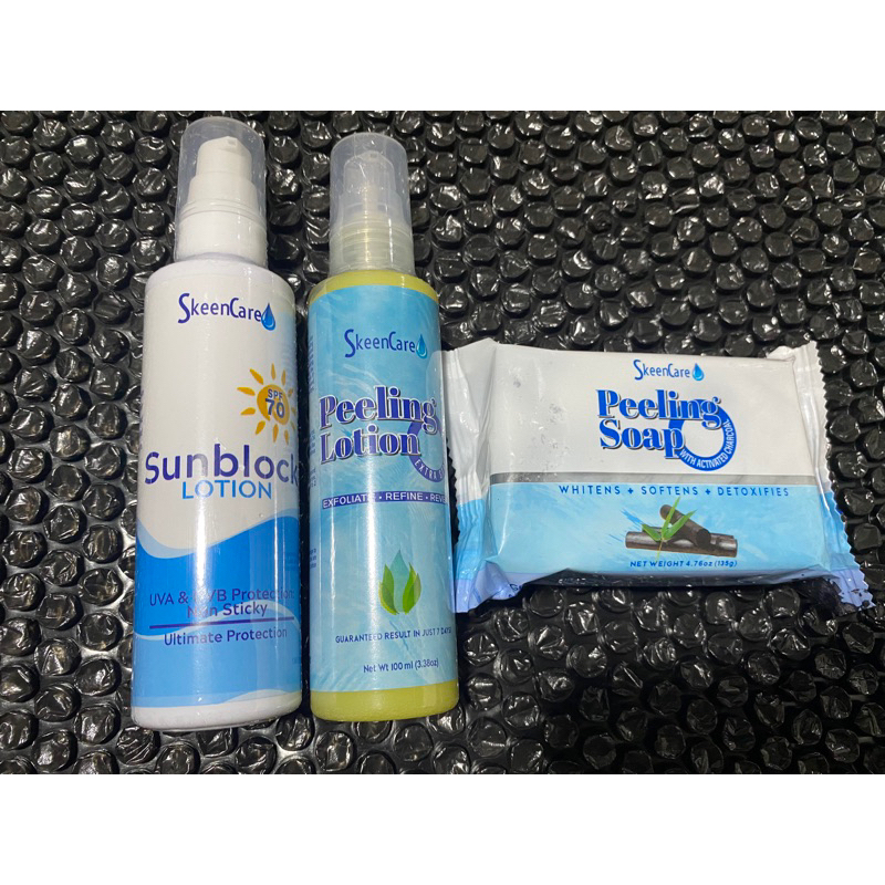 BODY SET SUNBLOCK LOTION 120ml+PEELING LOTION 100ml +PEELING SOAP 135g ...