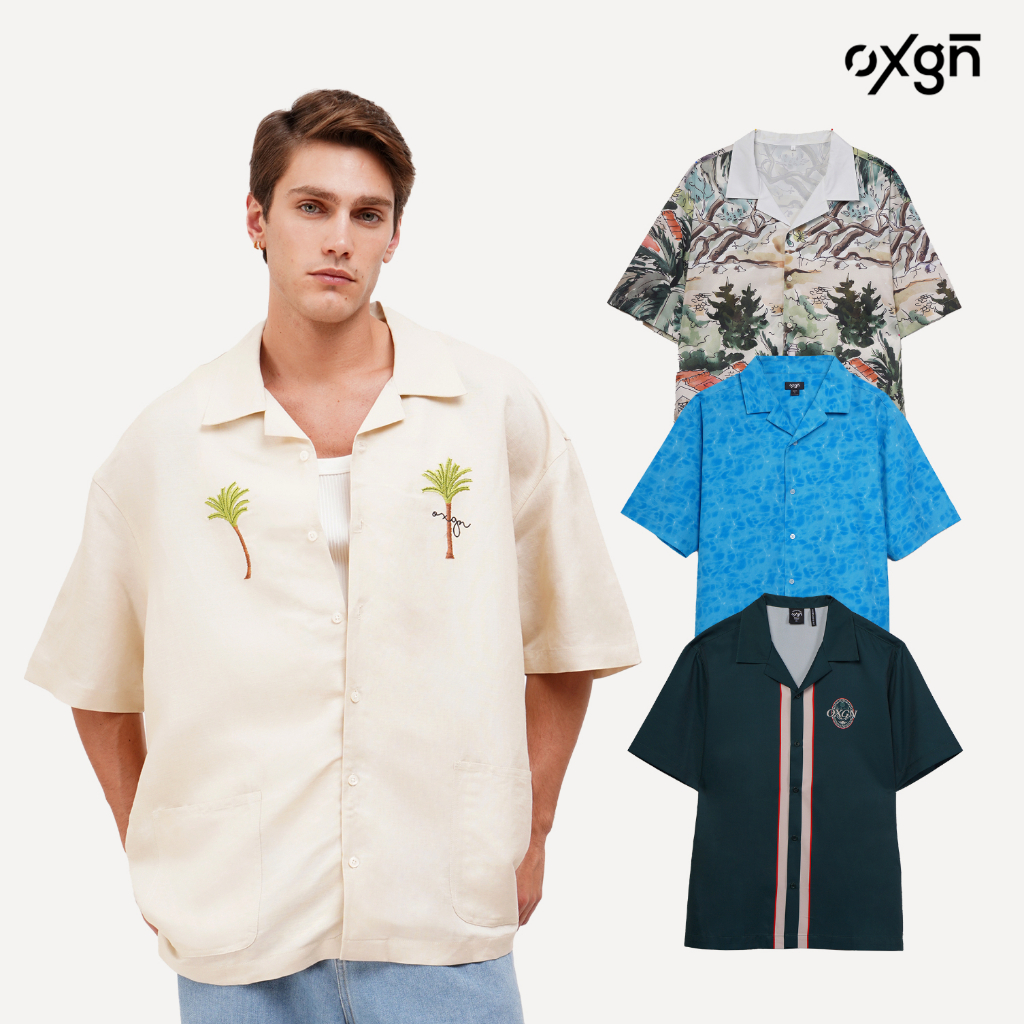 OXGN Vacation Shirt Collection For Men | Shopee Philippines