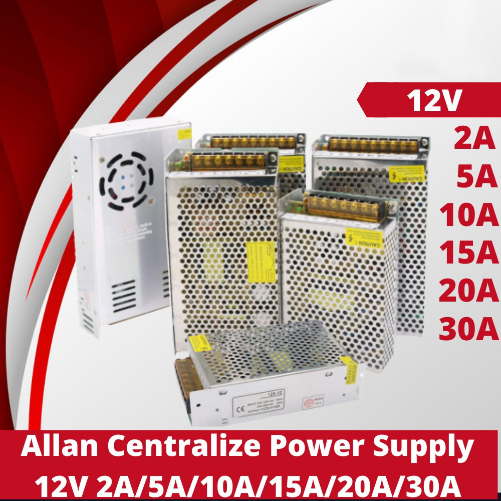 Monqiqi Centralized Power Supply 12V Power Adapt AC TO DC for Led Sign ...