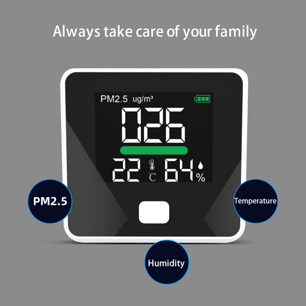 Indoor Dust Laser dust sensor High Accuracy PM2.5 Analyzer Humidity ...