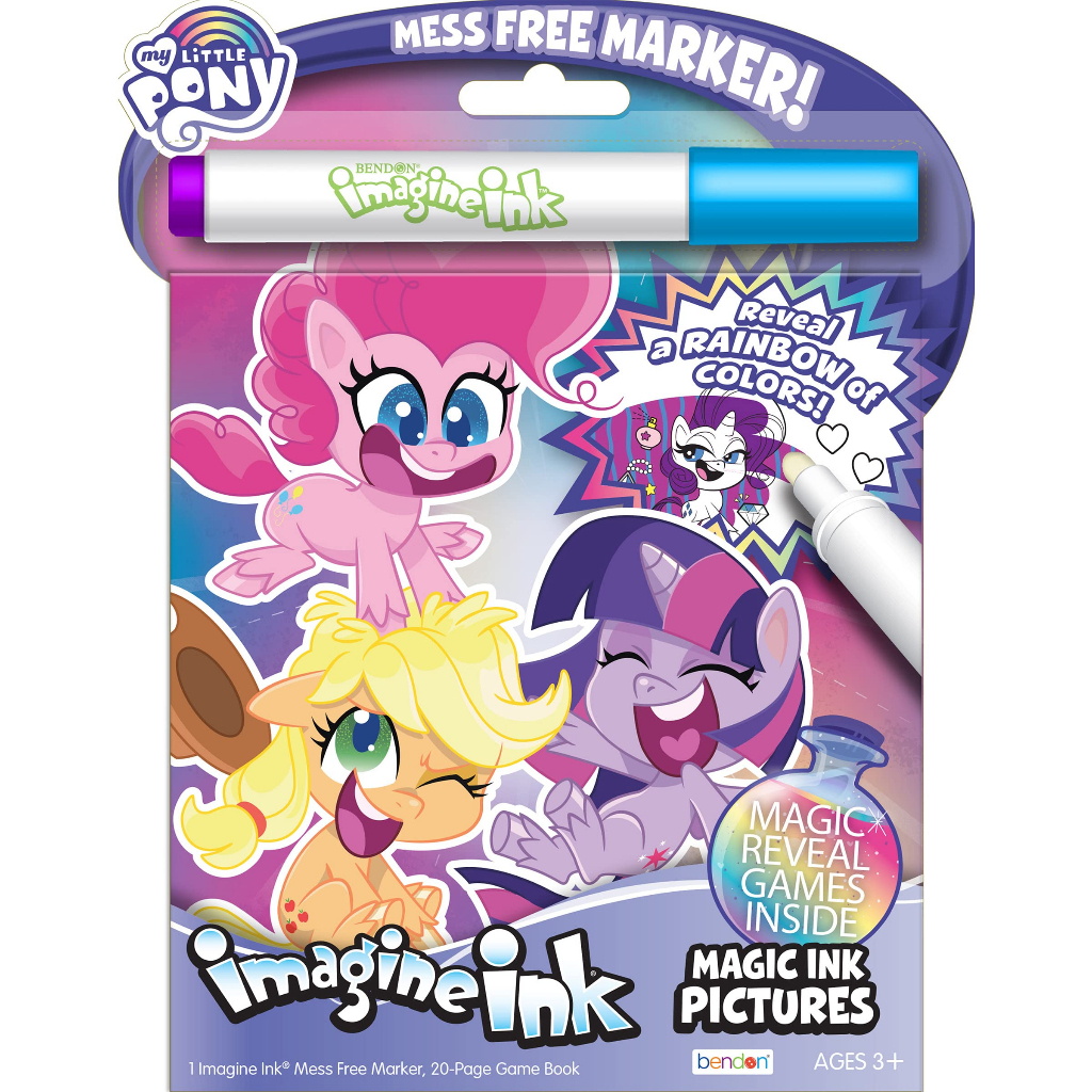 Bendon Imagine Ink My Little Pony Game Book and 1 Imagine Ink for Ages ...