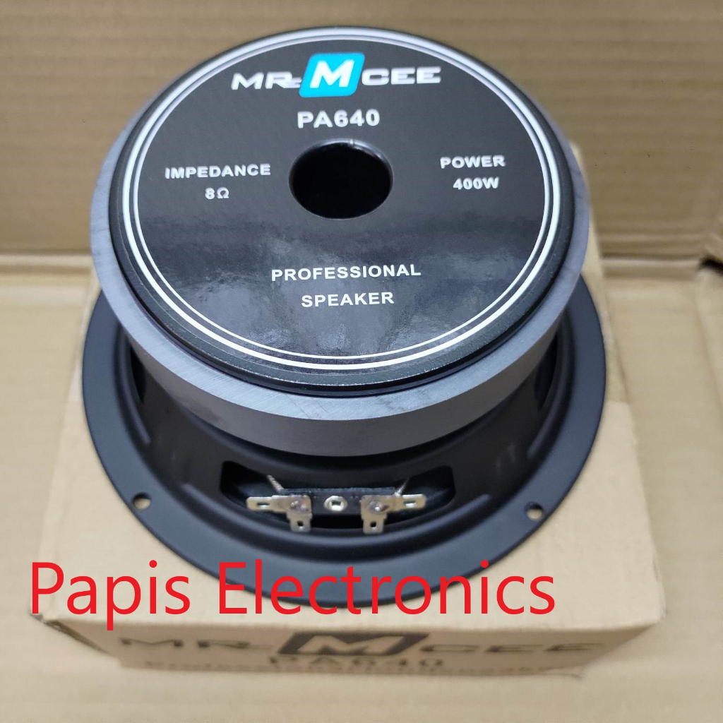 MRMCEE PA640 Professional Loudspeaker 6.5" 400watts | Shopee Philippines