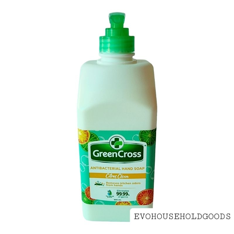 Green Cross Antibacterial Liquid Hand Soap (450mL - 500mL) | Shopee ...