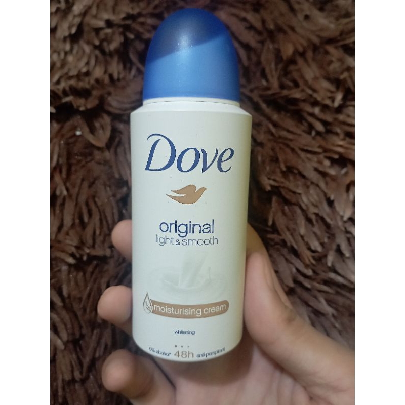 Dove Original Light&Smooth Moisturising Cream Whitening Deo Spray 70ML ...