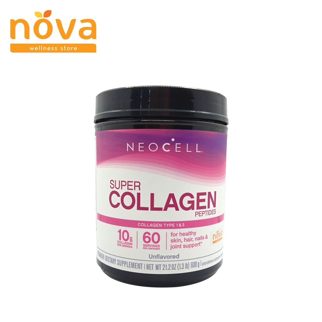 Neocell Super Collagen Peptides Unflavored 600g (jar) | Shopee Philippines