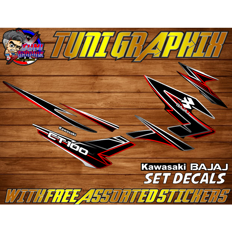 BAJAJ CT100 / CT125 LIMITED EDITION STOCK DECAL | Shopee Philippines