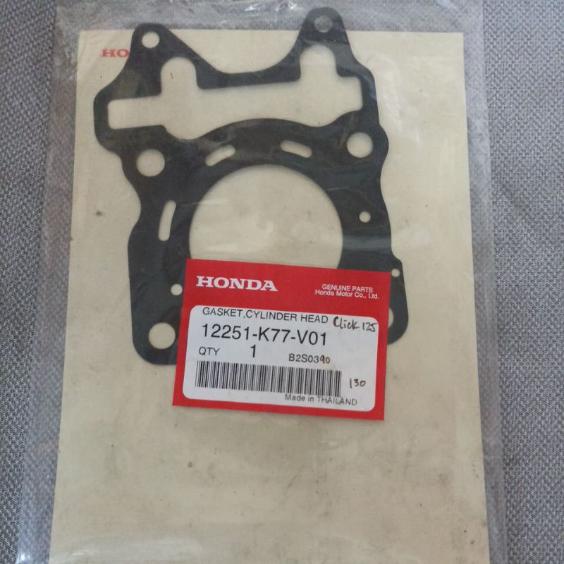 CYLINDER HEAD GASKET HONDA CLICK 125 12251-K77-V01 ORIGINAL GENUINE ...