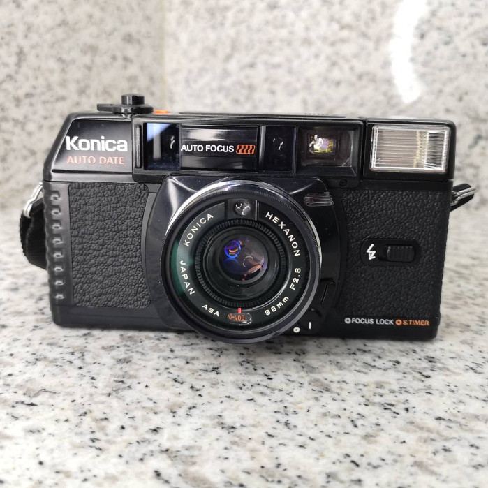 Konica C35 MFD Auto Date 38mm F2.8 Vintage Camera | Shopee Philippines