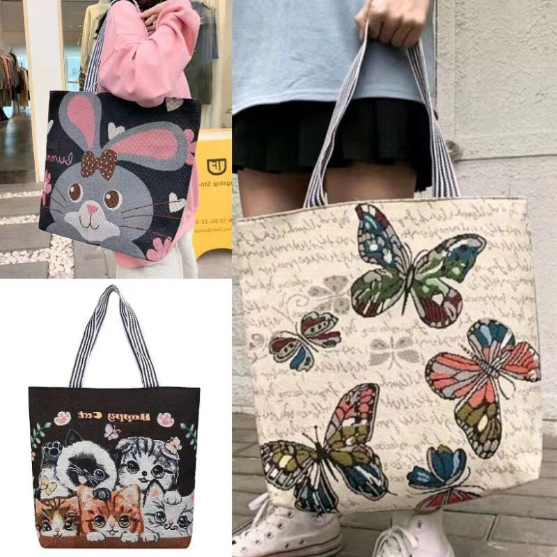 Abe co #8138 New Thai style fashion female bag canvass bag cute ...